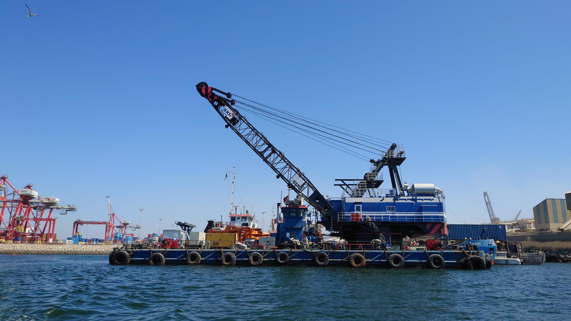 Delivered a Grab Dredging Crane to Casablanca, Morocco! | News | SKK ...