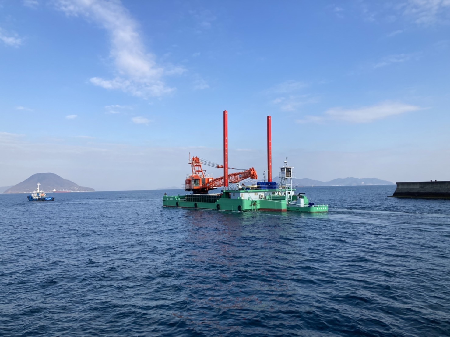 Delivered a Grab Dredging Crane Driven by Hydraulic | News | SKK ...